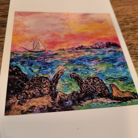 Handmade | Art | Galapagos Tortoise Artwork | Poshmark